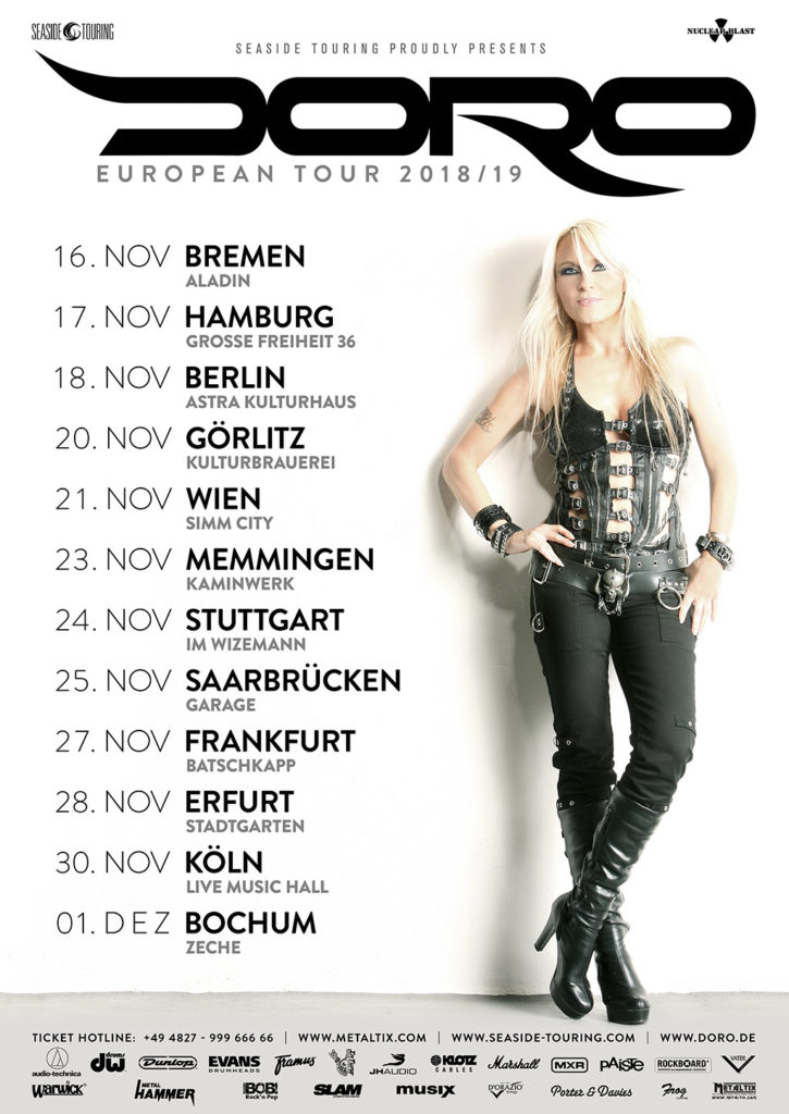 DORO announces new studio album! - Metal Nation