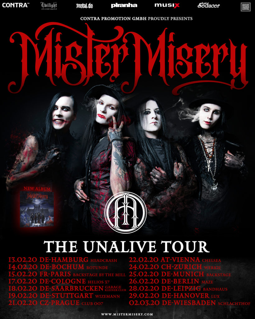 MISTER MISERY Release Music Video for "Tell Me How" - Metal Nation